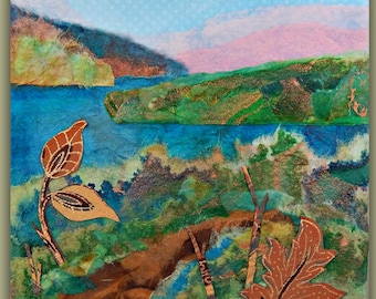 Torn paper collage | Etsy