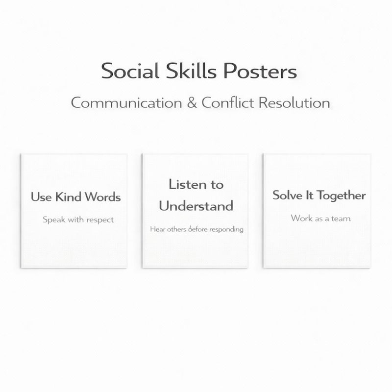 Conflict Resolution Poster - Etsy
