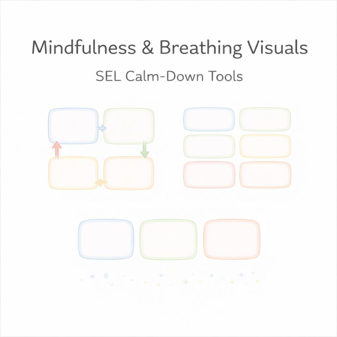 Mindfulness and Breathing Visuals | SEL Calm-down Tools for Classroom ...