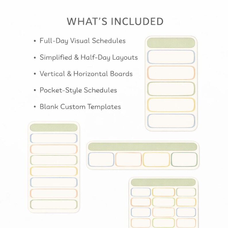 Editable Visual Schedule Boards | SEL Daily Routine and Transition ...
