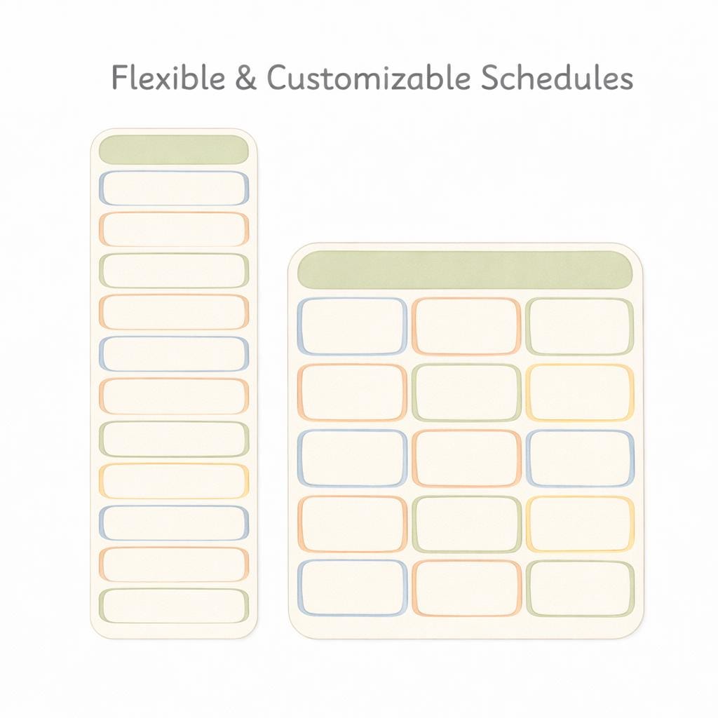 Editable Visual Schedule Boards | SEL Daily Routine and Transition ...