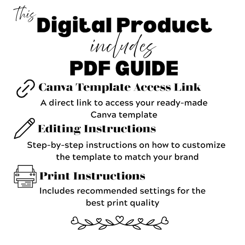 Red Bow Folded Business Card Template | Canva Editable (instant ...