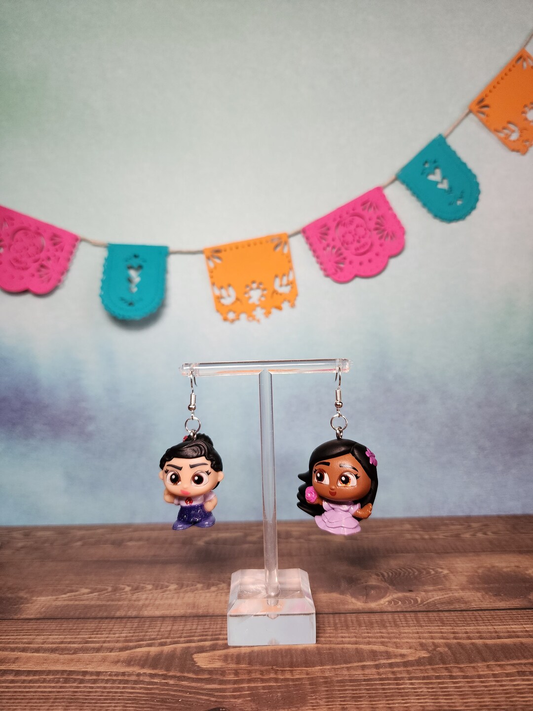 Encanto Luisa and Isabela Dangle Earrings - Etsy