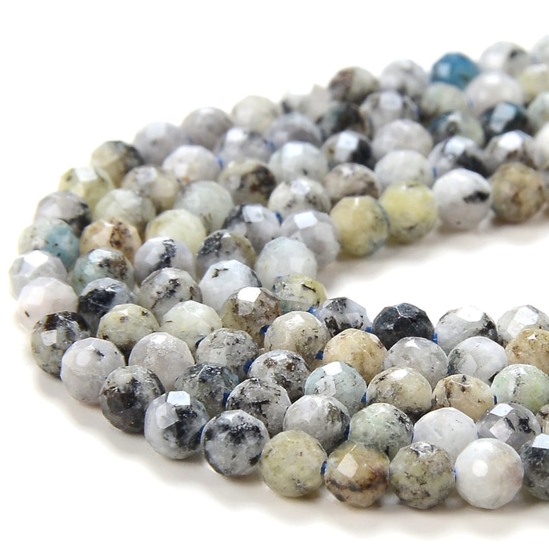 3MM Natural K2 Stone Gemstone Micro Faceted Round Loose Beads 15 Inch ...