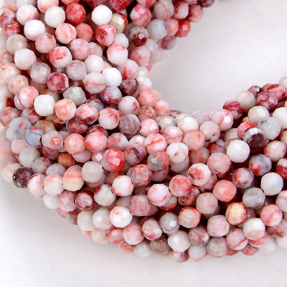 2MM Rare Cinnabrite, Cinnabar in Quartz Matrix Gemstone Micro Faceted ...