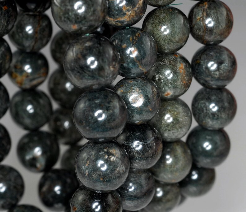 13mm Rare Hawk's Eye Gemstone Green Round 13mm Loose Beads - Etsy