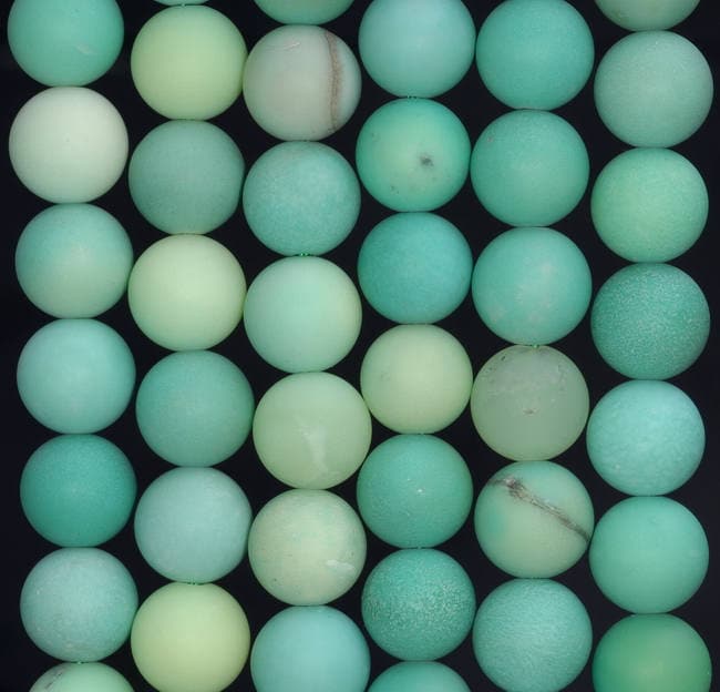 6mm Natural Matte Moss Green Opal Gemstone Grade AAA Green Round 6mm ...