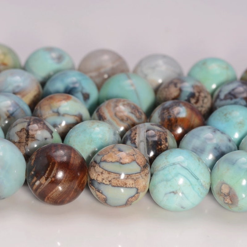 Aqua Bead - Etsy