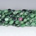 5-6MM Ruby Zoisite Gemstone Pebble Nugget Granule Loose Beads 15.5 Inch ...