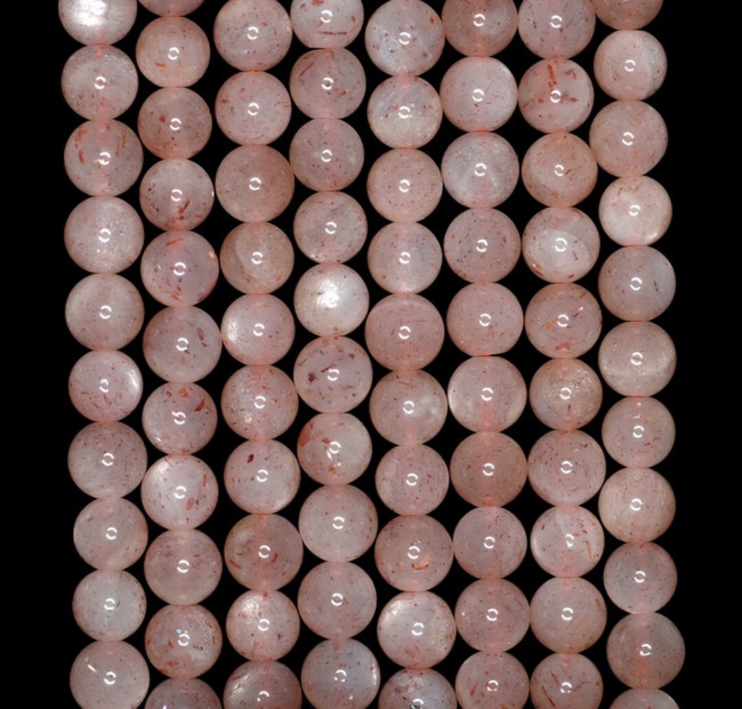 5-6mm Orange Sunstone Gemstone Light Grade AA Flash Orange - Etsy