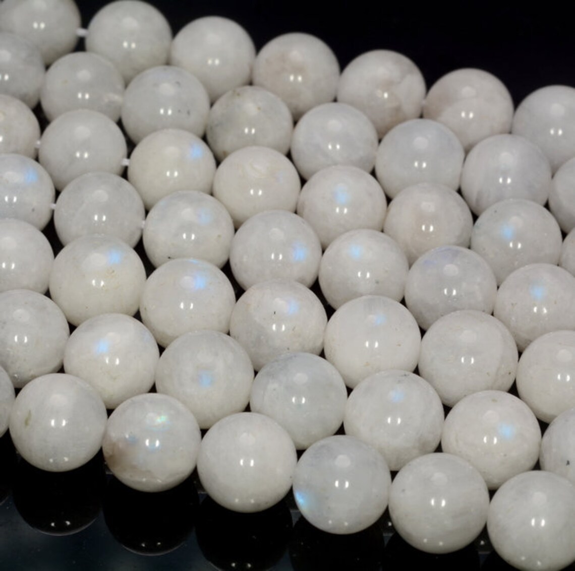 SALE Genuine Rainbow Moonstone Gemstone Indian Grade AA | Etsy