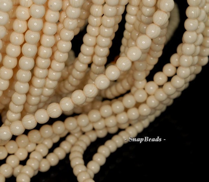 5mm Faux Ivory Resin Grade AAA Ivory Swirl Cream Round 5mm - Etsy