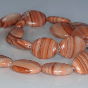 18 X 13MM Red Malachite Gemstone OVAL Loose Beads 15.5 Inch Full Strand ...