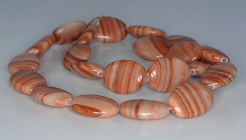 18 X 13MM Red Malachite Gemstone OVAL Loose Beads 15.5 Inch Full Strand ...