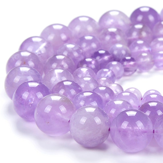 Natural Lavender Amethyst Gemstone Grade AA Round 5MM 6MM 7MM - Etsy
