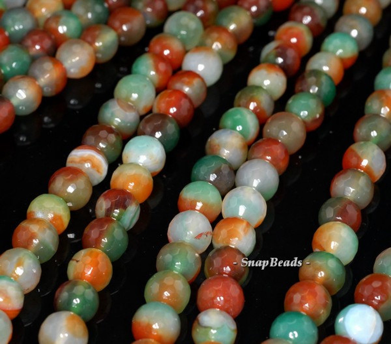 12mm Rainbow Agate Gemstone Rainbow Faceted Round 12mm Loose - Etsy