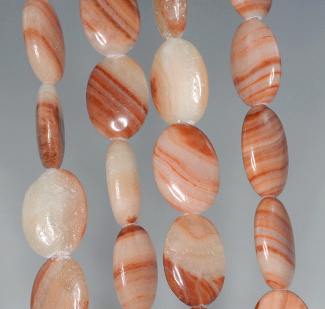 18 X 13MM Red Malachite Gemstone OVAL Loose Beads 15.5 Inch Full Strand ...
