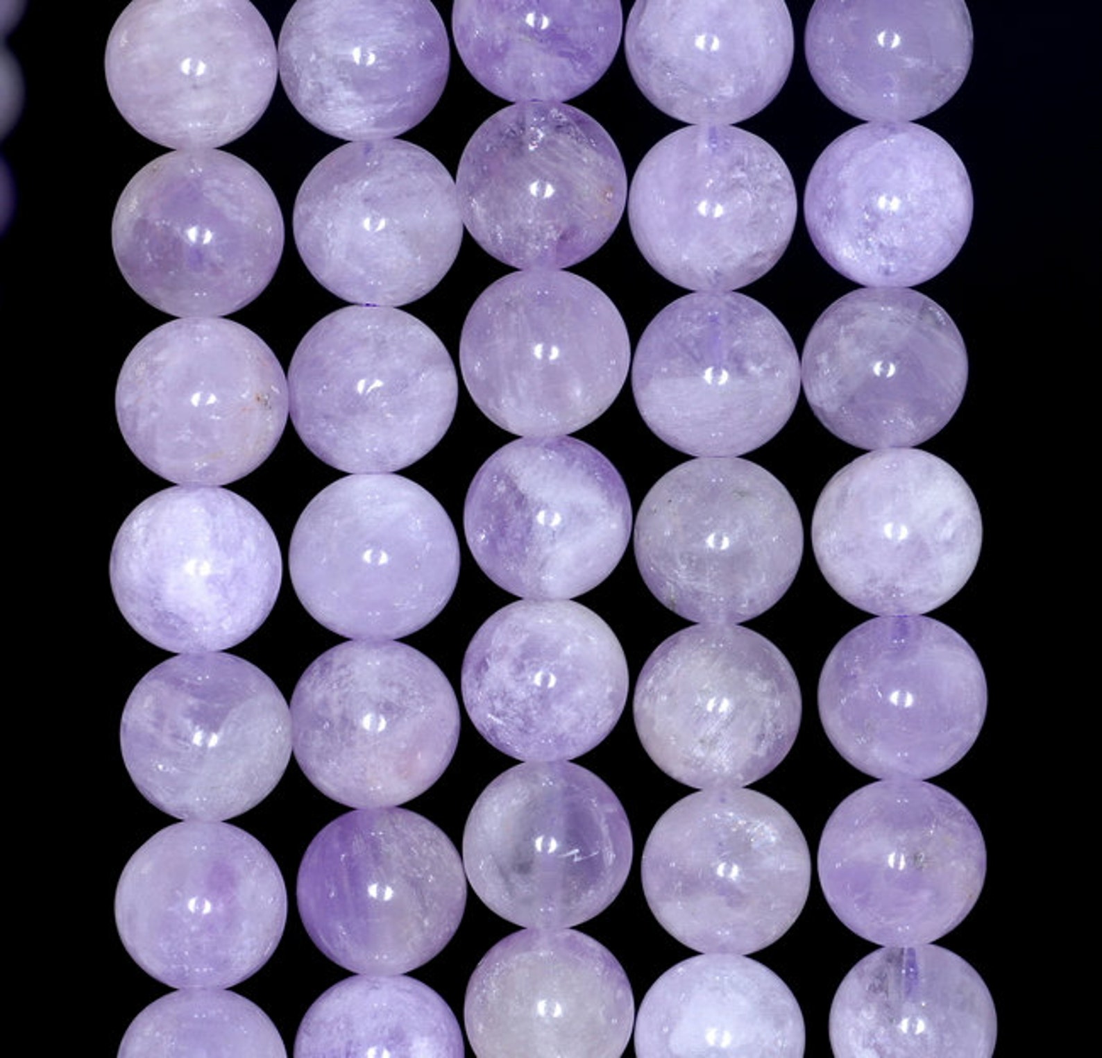 12mm Lavender Amethyst Gemstone Grade A Purple Round Loose | Etsy