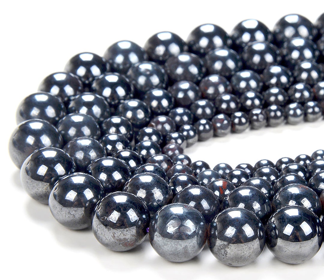 Natural Black Iron Sugilite Gemstone Round 4MM 5MM 6MM 7MM 8MM 9MM 10MM ...