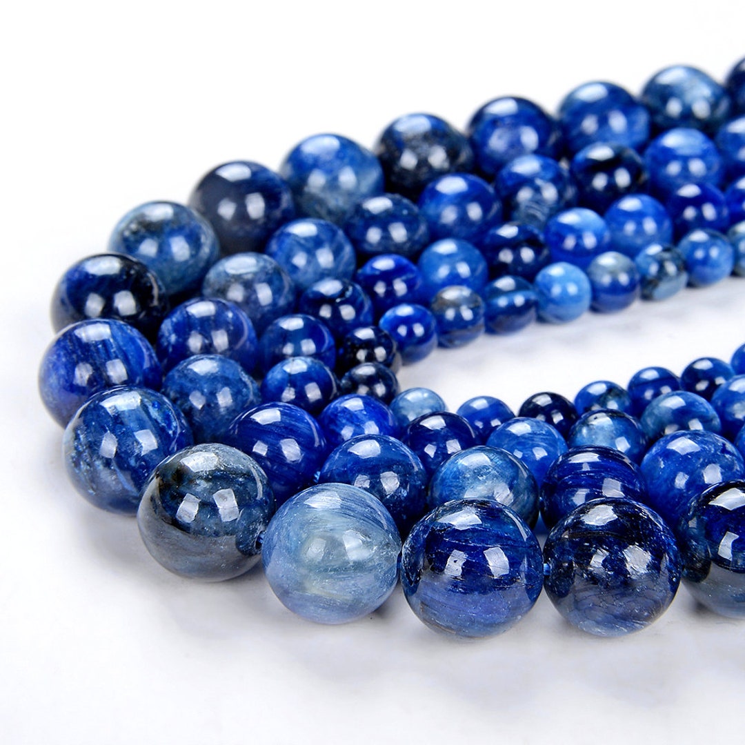 Kyanite Gemstone Grade AA Round 6MM 8MM 10MM 12MM Loose Beads (D12) - Etsy