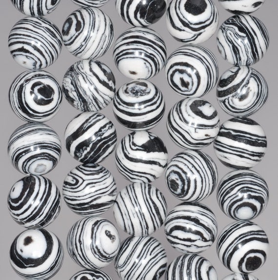 Black and white striped gemstone store
