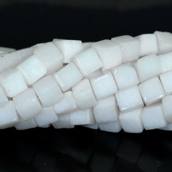White Stone Beads - Etsy