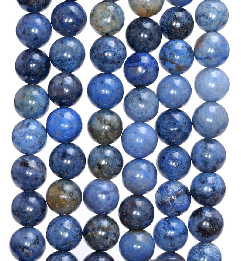 10mm South Africa Dumortierite Dark Blue Gemstone Blue Round - Etsy