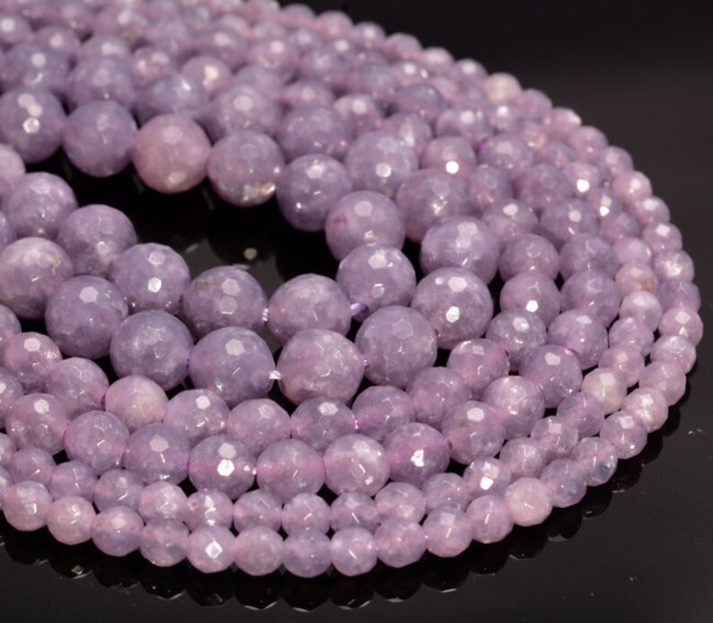 Genuine Natural Lavender LepidoliteGemstone Grade AAA Purple | Etsy