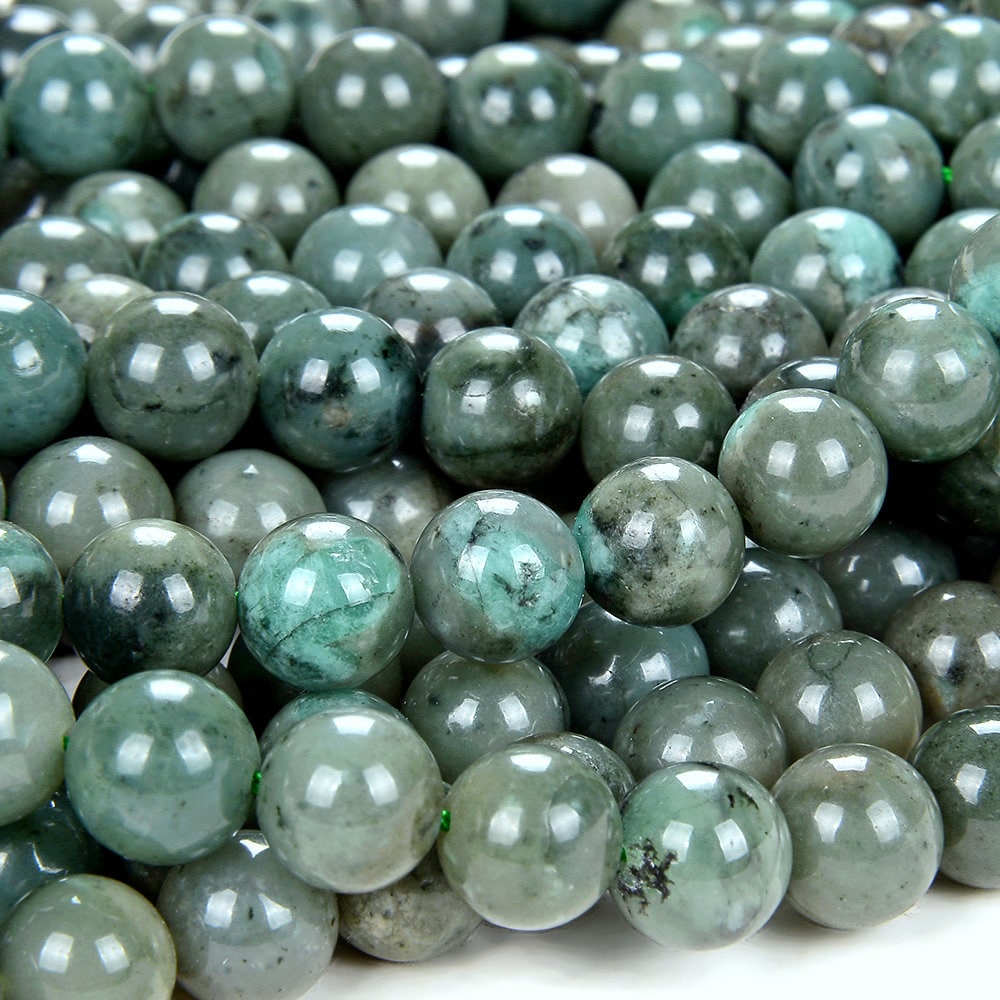 Sage Green Genuine 100% Natural Colombia Emerald Rare Precious - Etsy
