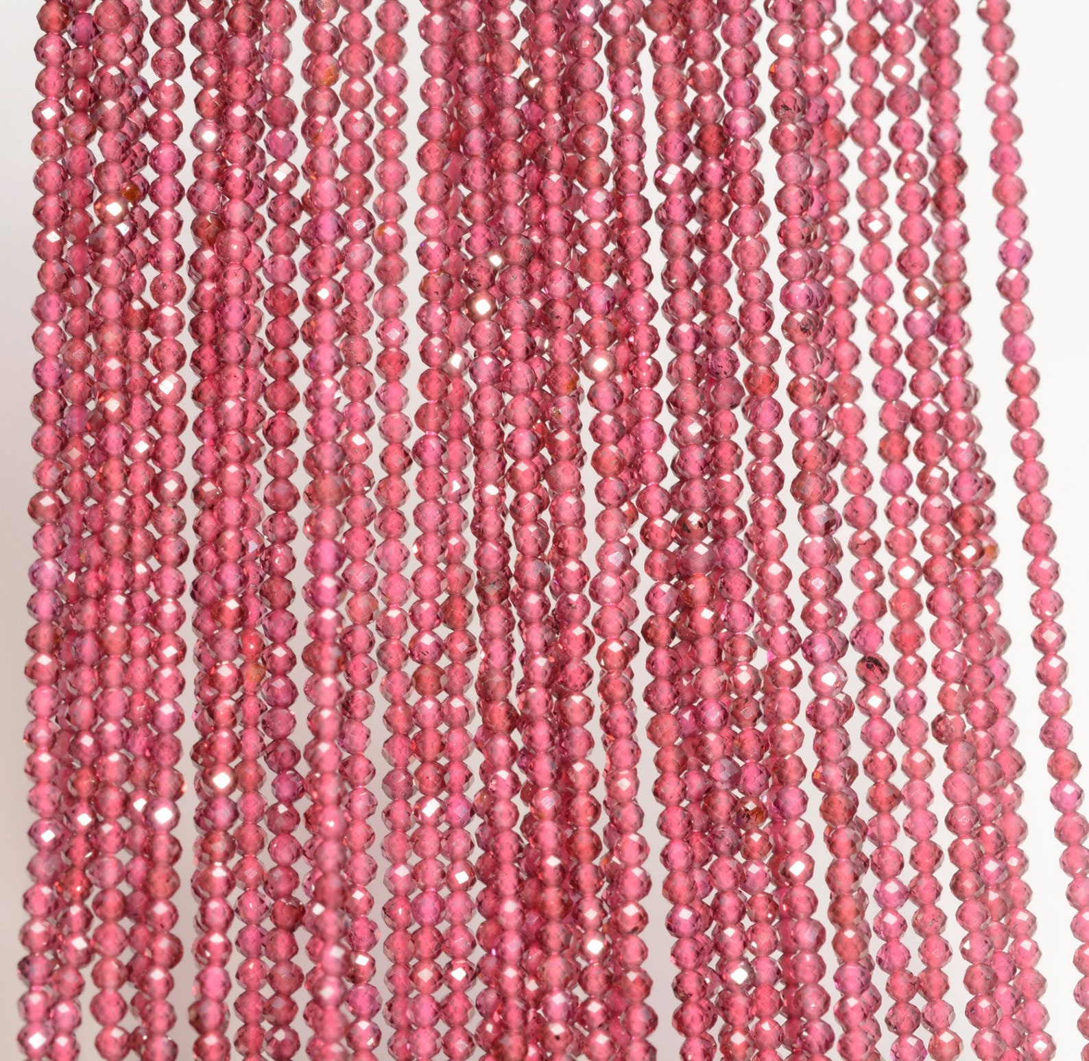 2MM Red Garnet Gemstone Grade AAA Micro Faceted Round Loose - Etsy