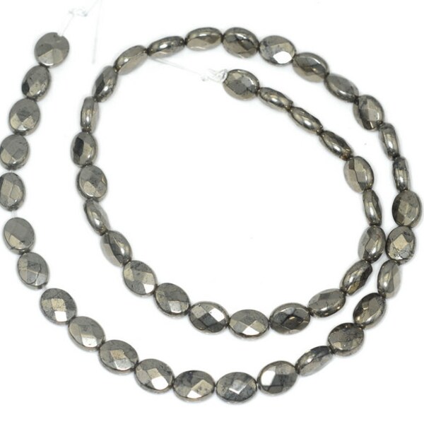 Flat Gemstone Beads - Etsy