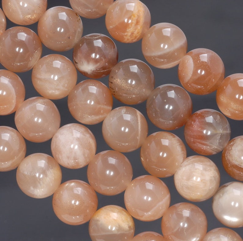 12MM Sunstone Gemstone Grade A Round Loose Beads 15.5 Inch | Etsy