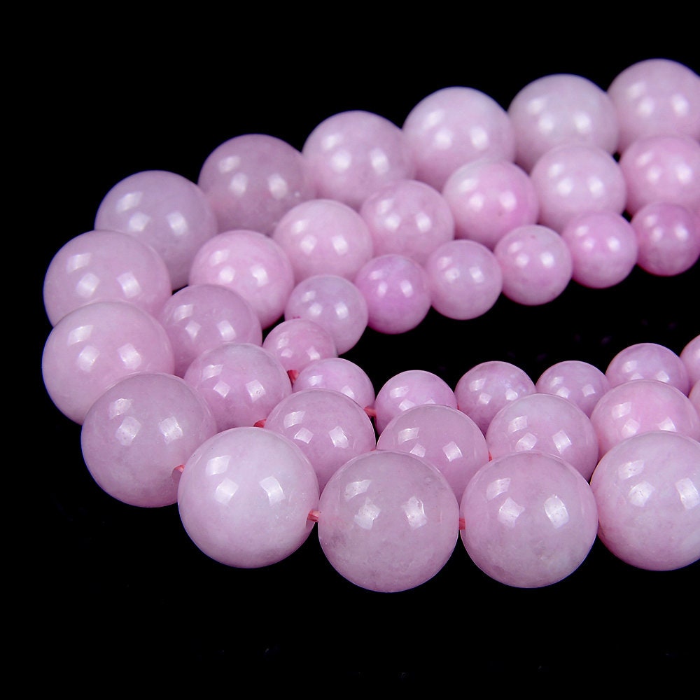 Purple Kunzite Quartz Gemstone Purple Grade AAA Round 6mm 8mm 10mm ...