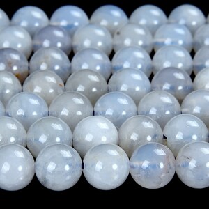 Natural Extremely Rare Blue Rose Quartz Gemstone Grade AA Round 8MM ...