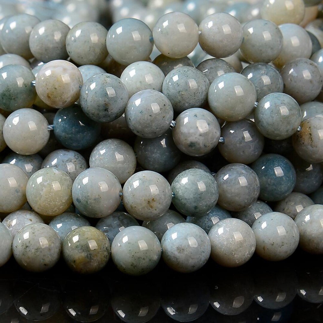Natural Blue Ocean Jasper Gemstone Grade AAA Round 7MM 8MM 9MM 10MM ...