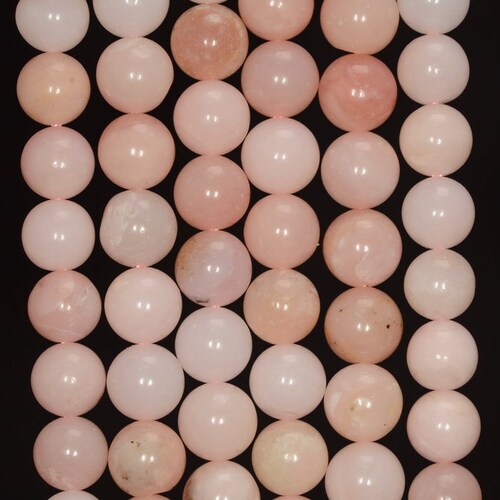 8mm Peruvian Pink Opal Light Pink Gemstone Grade AA Round - Etsy