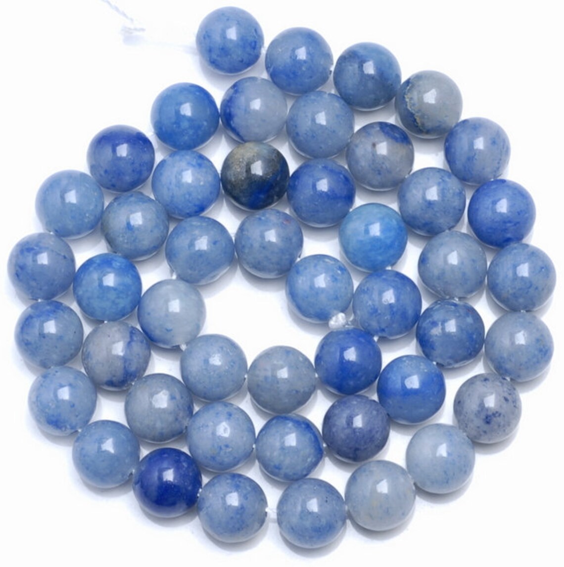 8mm Blue Aventurine Gemstone Blue Round Loose Beads 15 inch | Etsy