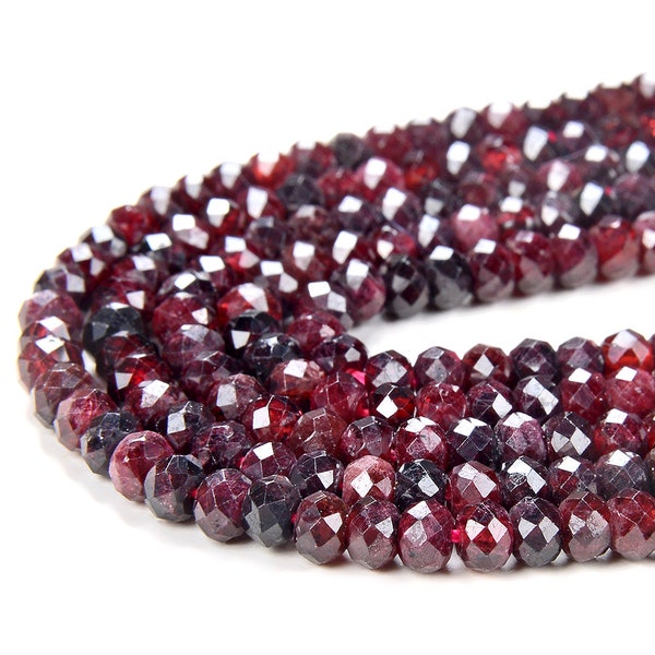 Red Garnet Beads - Etsy
