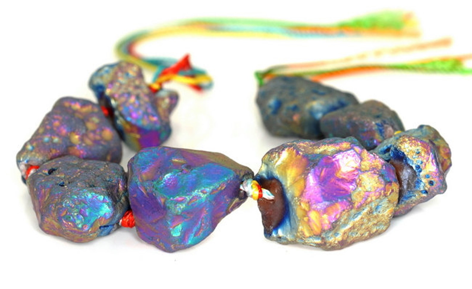 Rough Titanium Rainbow Agate Gemstone 20x15-30x20mm Rough - Etsy