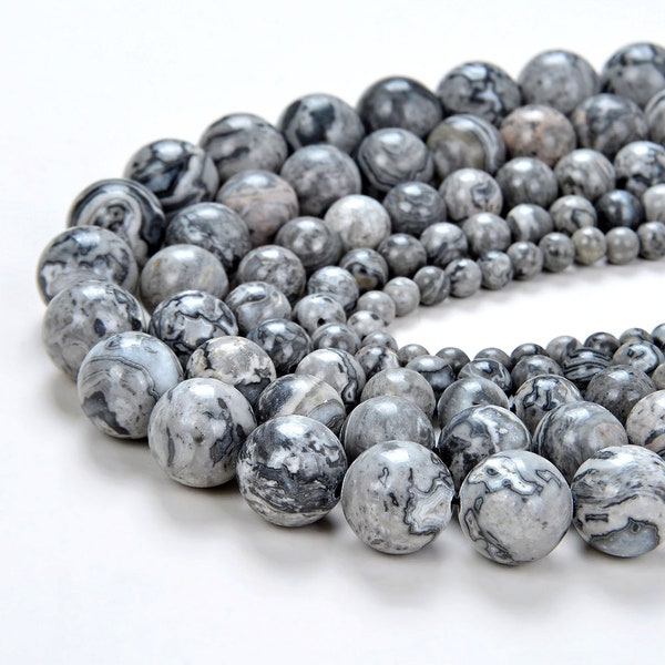 Gray Grey Beads - Etsy