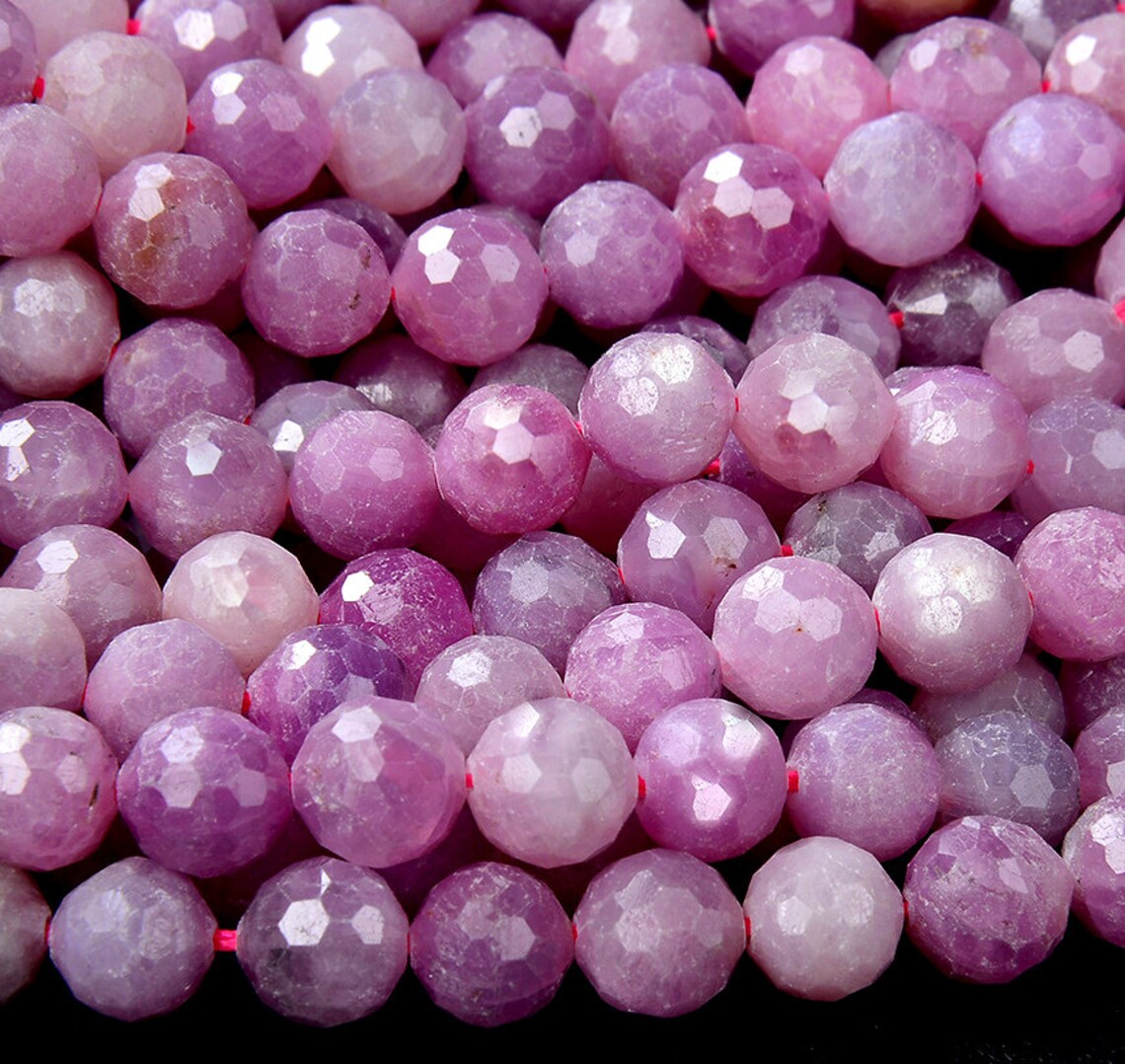 Rare New Natural Ruby Purple Pink Gemstone Grade AAA Micro - Etsy
