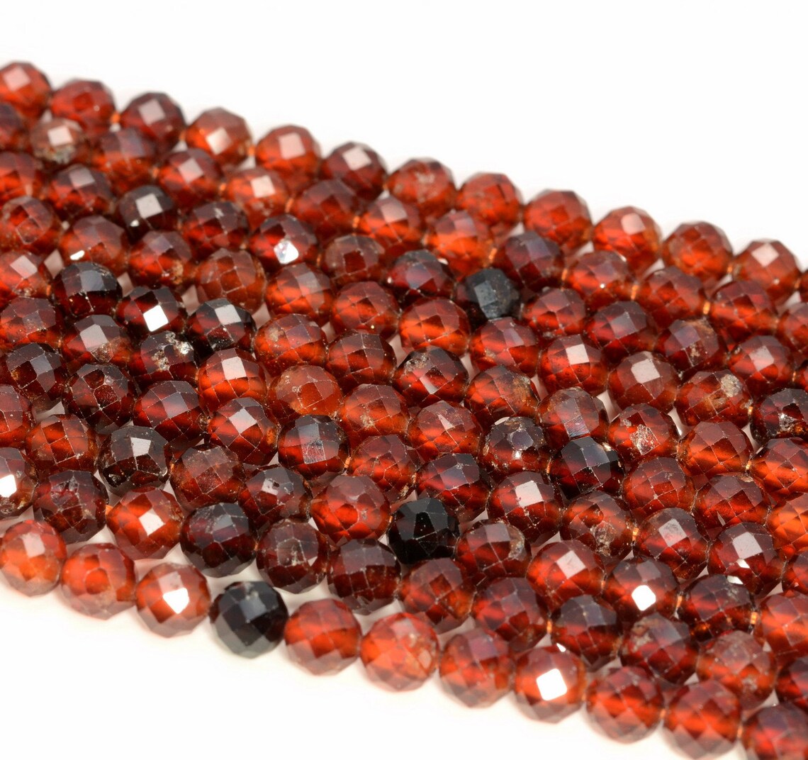 4MM Hessonite Garnet Gemstone Grade AAA Micro Faceted Round - Etsy