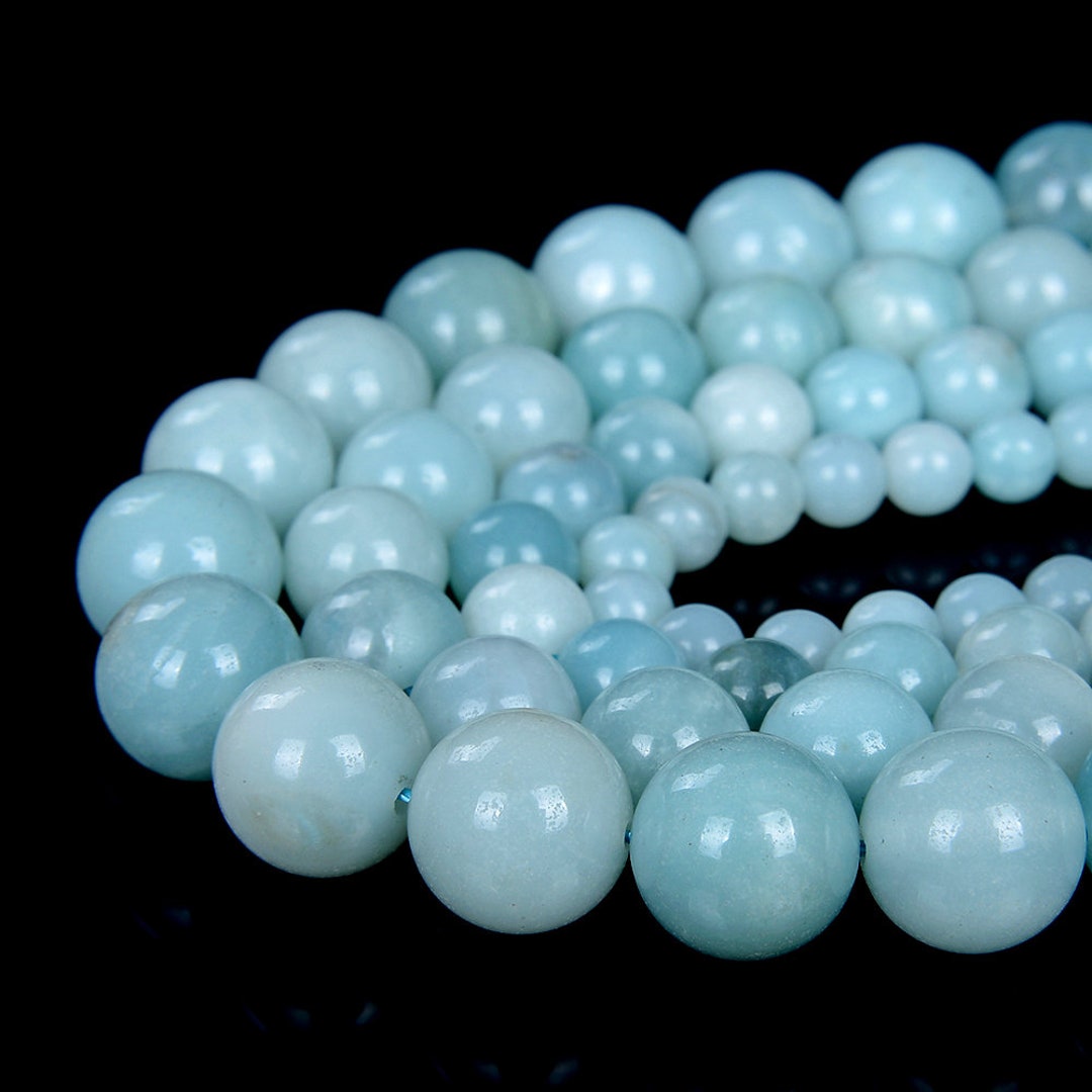 Peruvian Amazonite Gemstone Grade AAA Round 6MM 8MM 10MM 12MM Loose ...