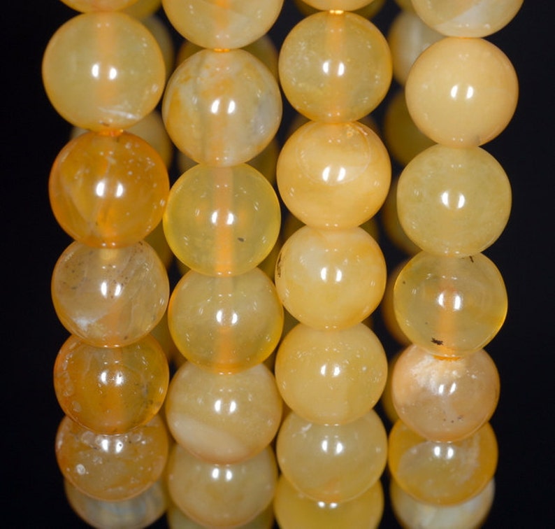 11-12mm Honey Yellow Opal Gemstone Grade AA Yellow Round Loose - Etsy