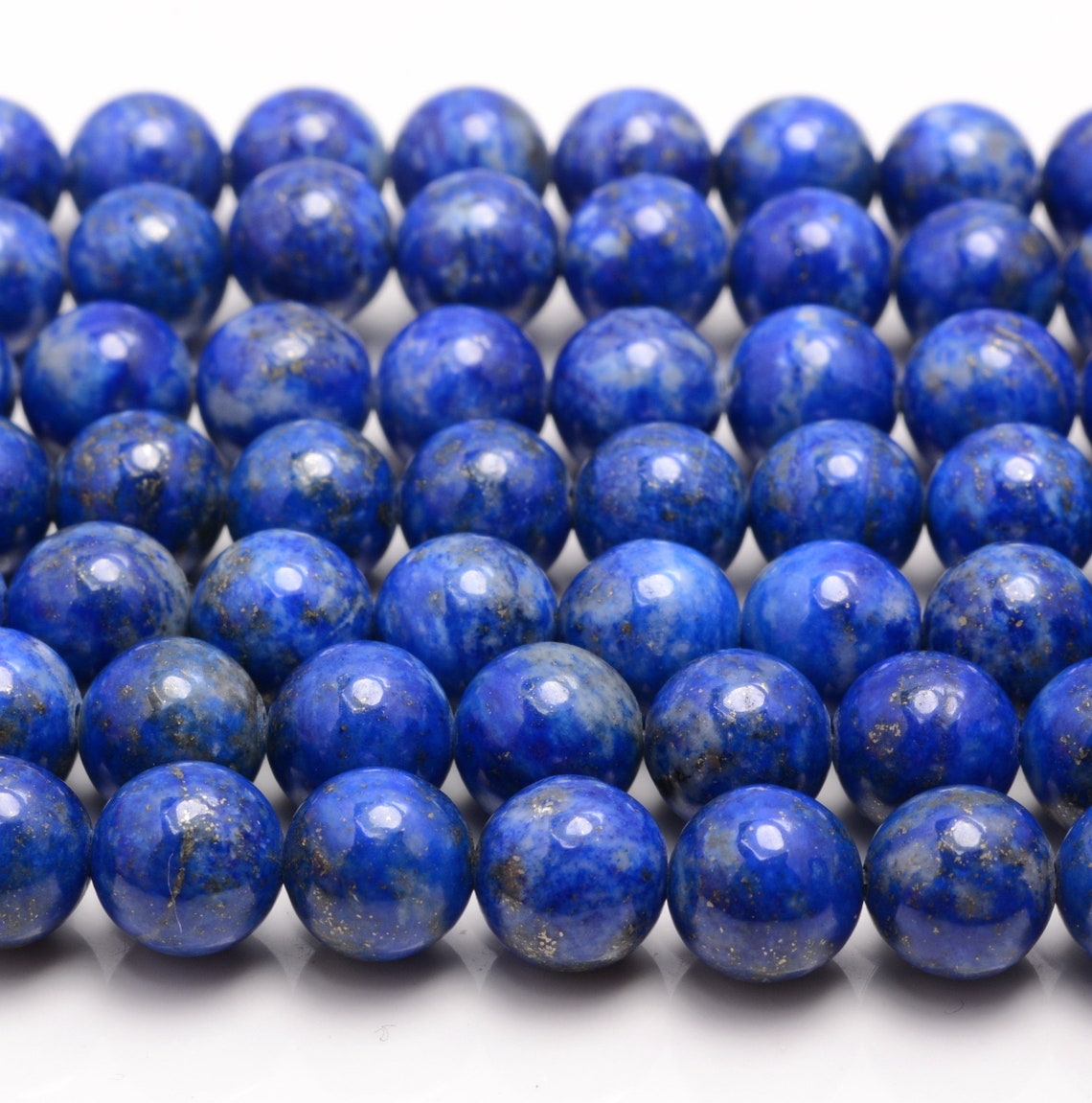 Genuine Natural Lapis Lazuli Gemstone AAA Blue Round 6mm 8mm - Etsy
