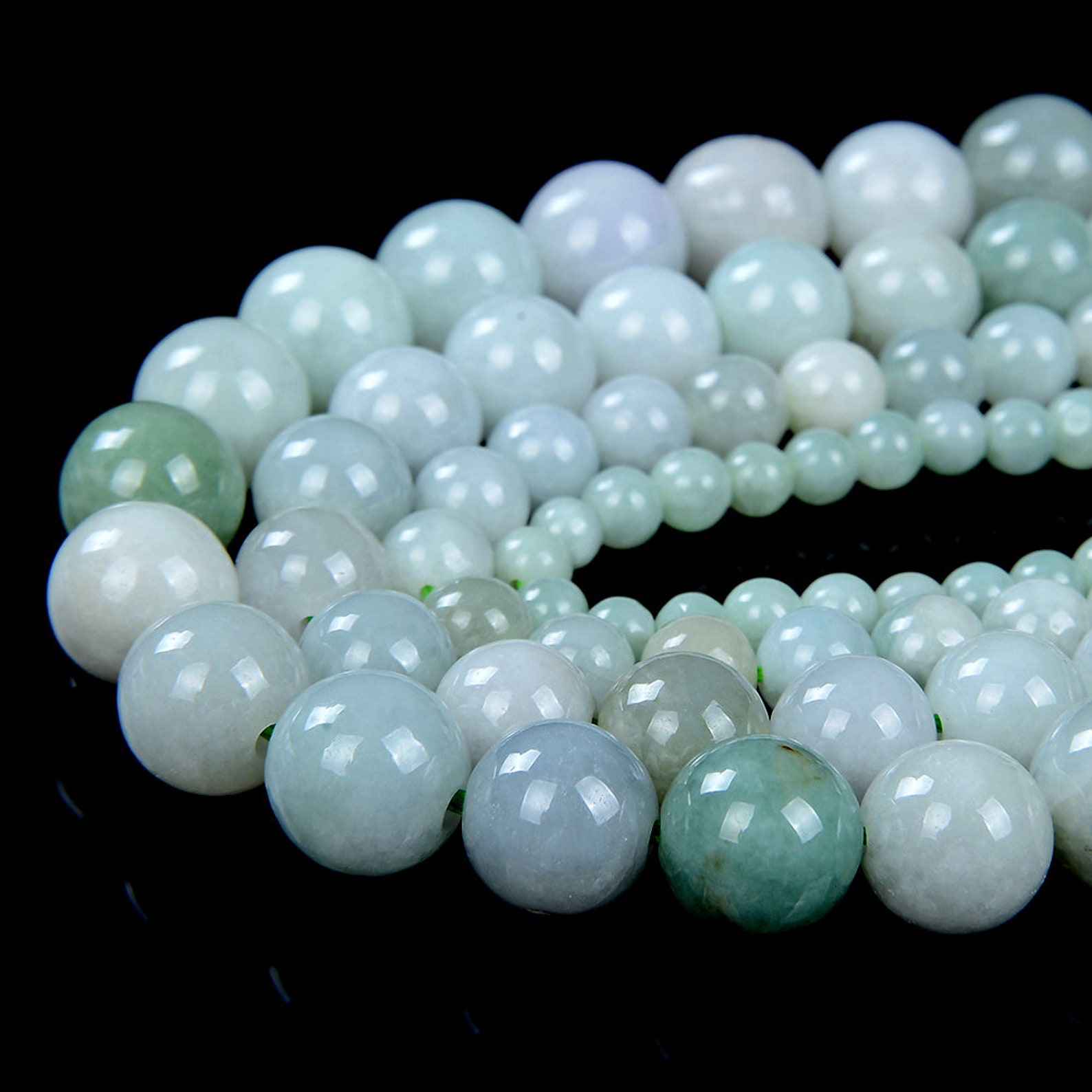 Natural Burma Jade Gemstone Green Grade AAA Round 6MM 8MM 9MM - Etsy