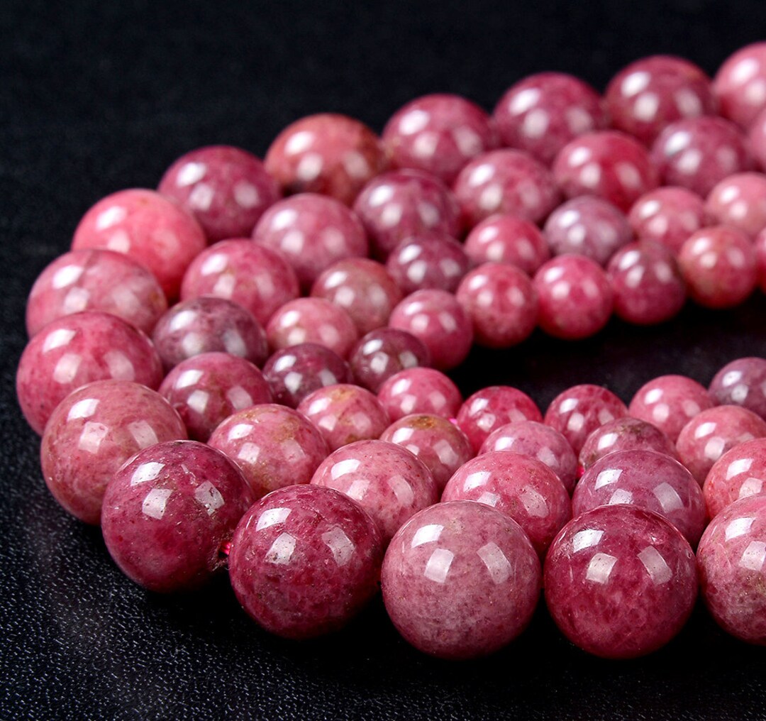 Rare Natural Thulite Pink Zoisite Gemstone Grade AAA Round 4MM 5MM 6MM ...