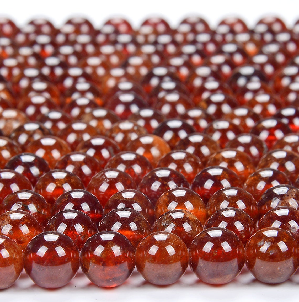 Natural Hessonite Garnet Gemstone Grade AAA Round 3MM 4MM 5MM - Etsy