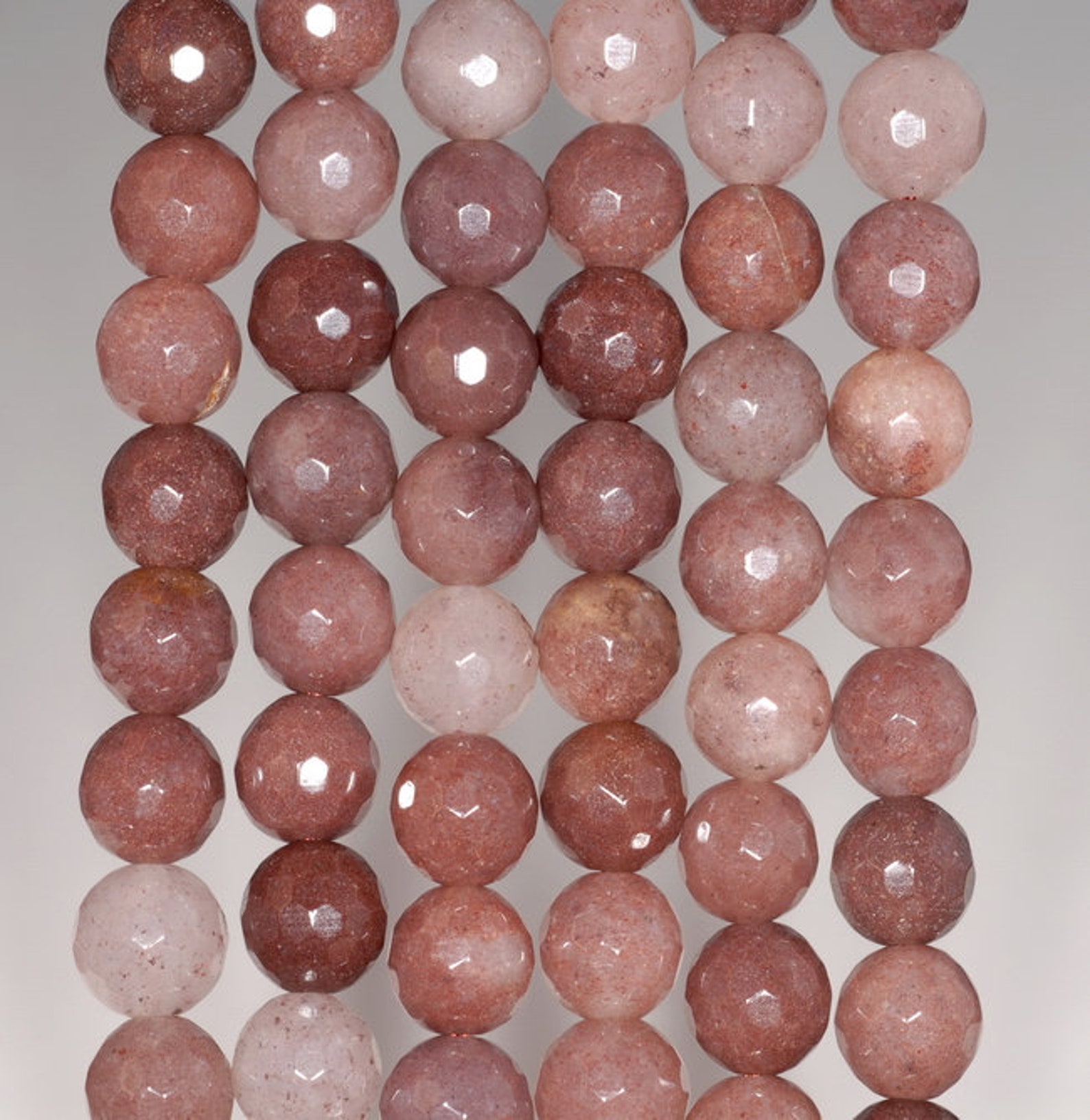 8MM Purple Aventurine Gemstone Faceted Round Loose Beads 7 - Etsy