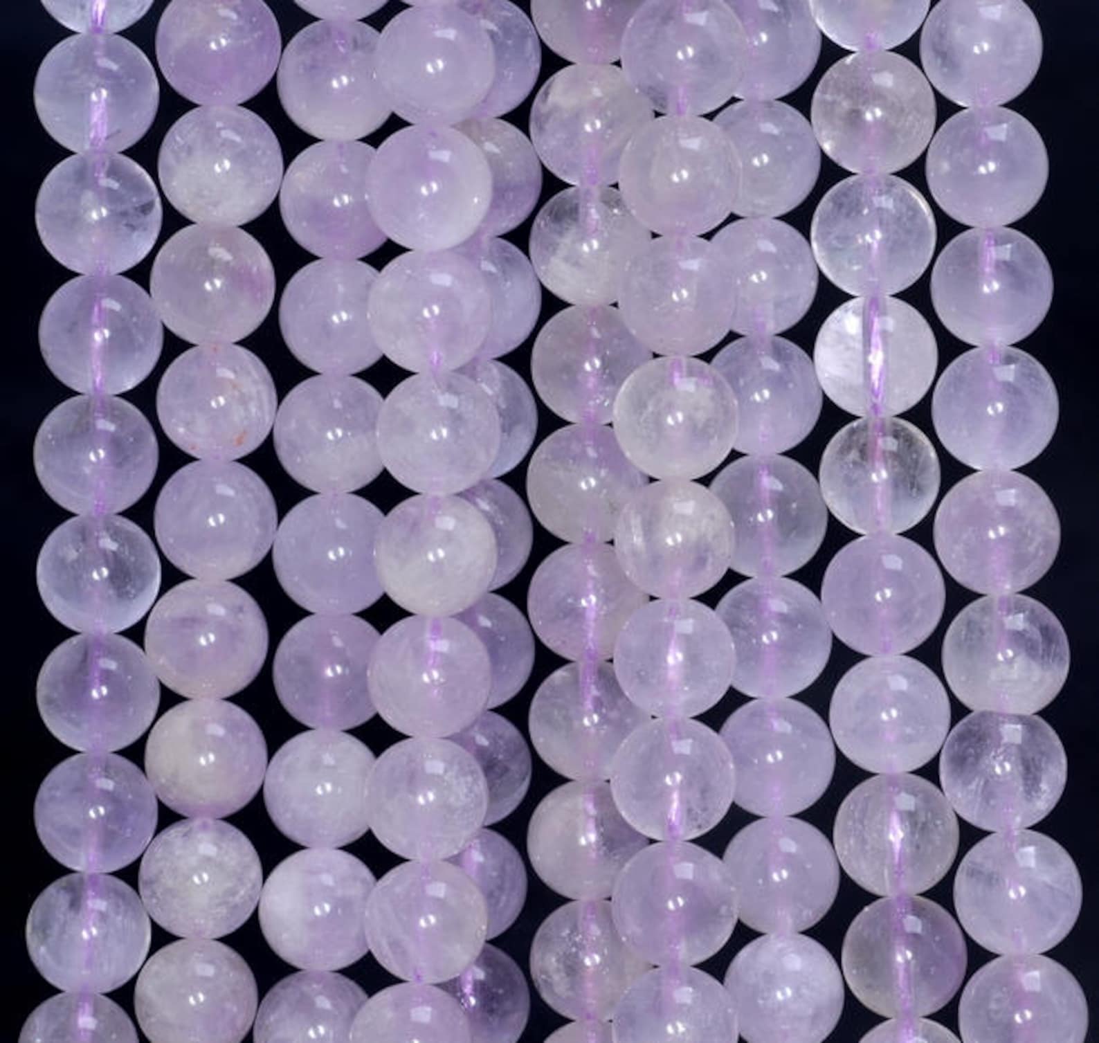 8mm Lavender Amethyst Gemstone Grade AA Purple Round Loose | Etsy